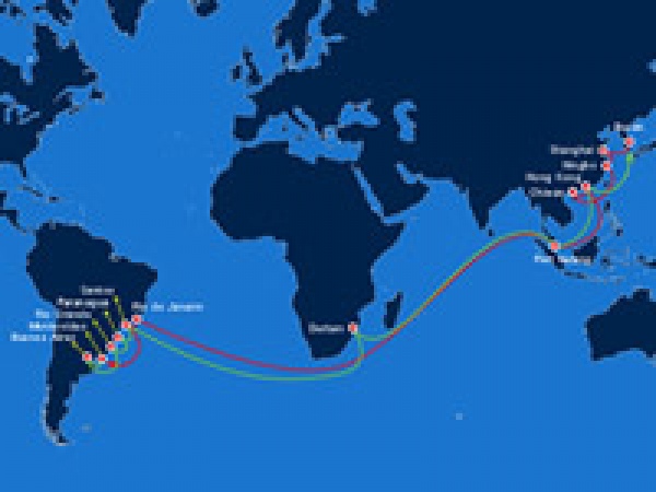 New Service between East Coast of South America, South Africa and Asia ...