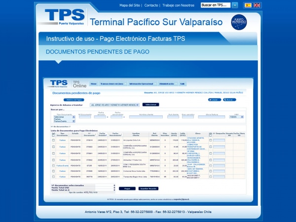 TPS implementa nueva herramienta web para usuarios - MundoMaritimo