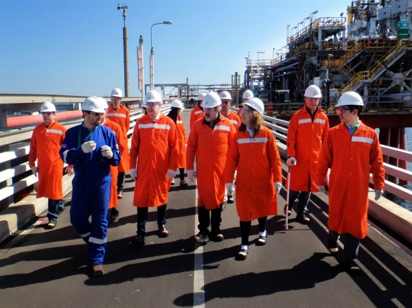 GNL Quintero recibió a representantes de la Unión Internacional del Gas ...