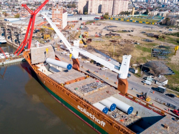 Puerto Dock Sud, Argentina: Realizará primer embarque de torres eólicas ...
