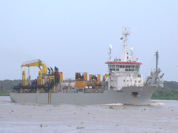 Puerto de Barranquilla: Draga "Taccola" reanuda operaciones de dragado ...