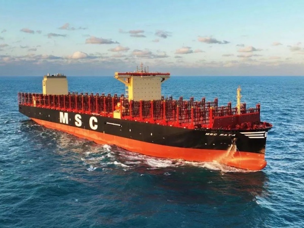 MSC recibió a su cuarto portacontenedores megamax en marzo - MundoMaritimo