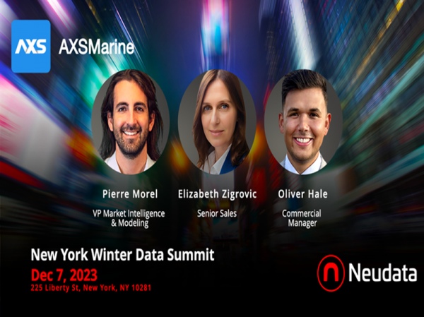 AXSMarine part of the Neudata Winter Data Summit - MundoMaritimo