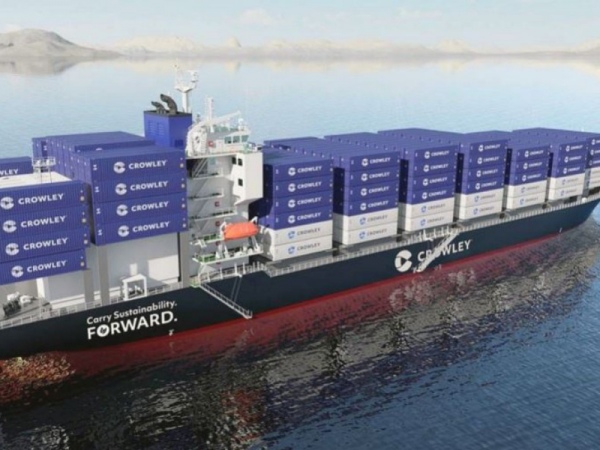 Crowley Liner Services recibió buque de 1.340 TEUs propulsado por GNL ...