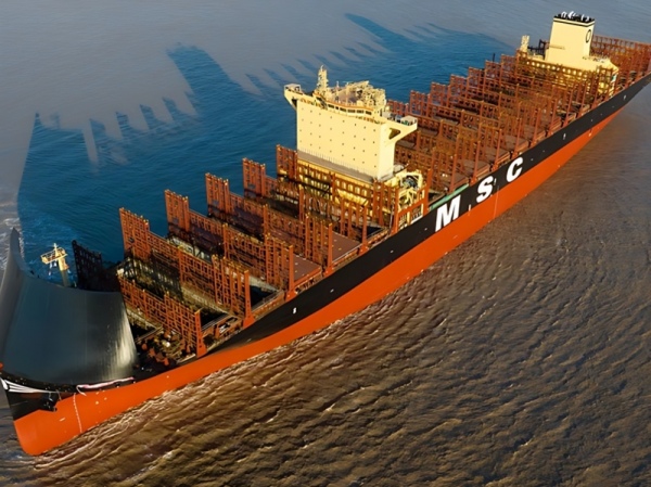 MSC recibe buque de 11.400 TEUs de propulsión dual GNL que operará en ...